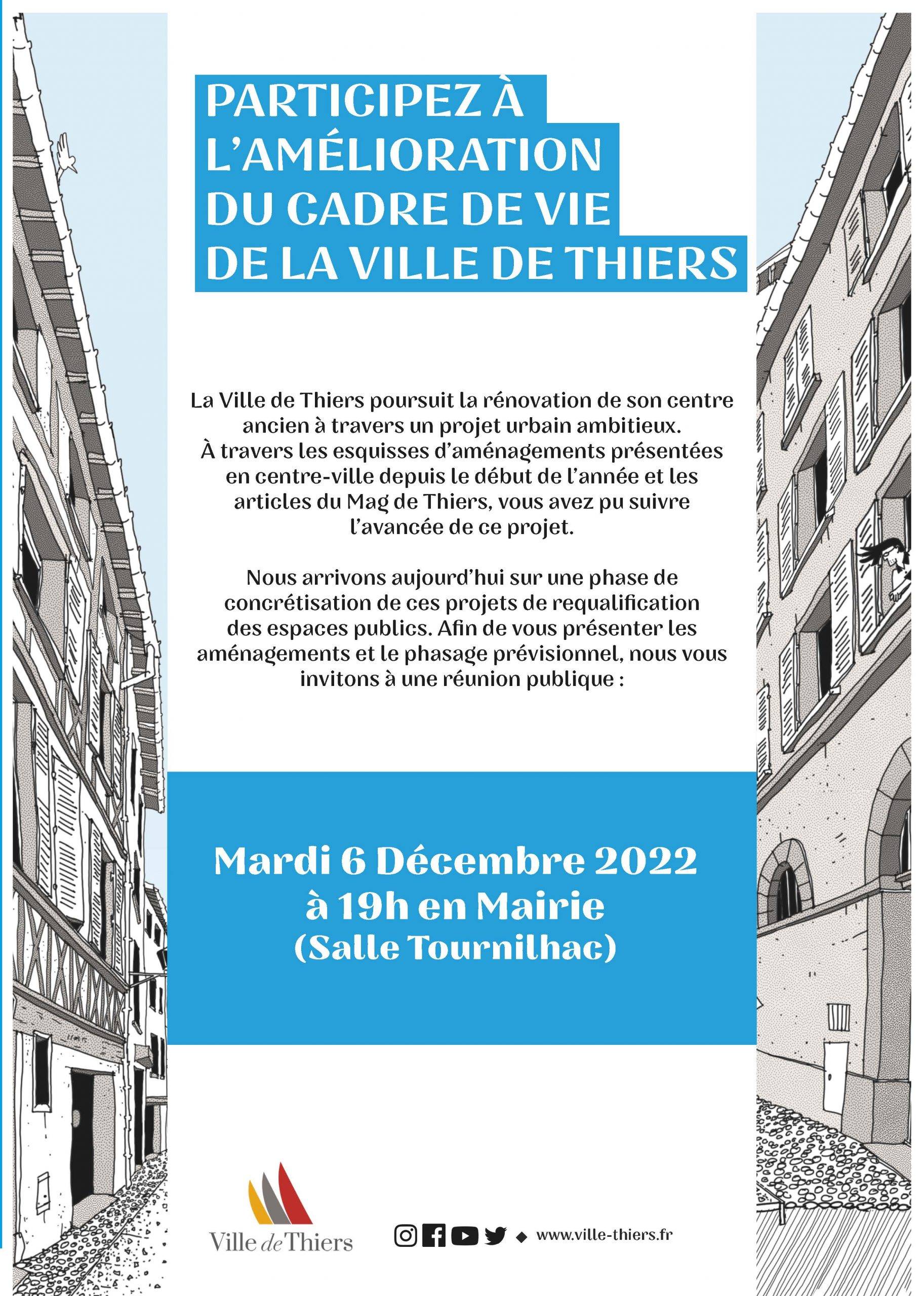 Réunion publique - Ville de Thiers